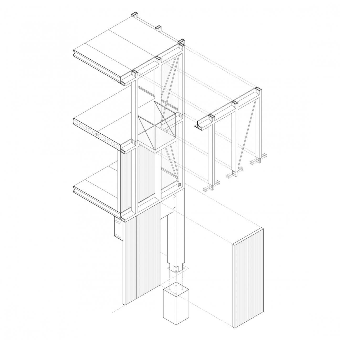 Fire practice tower, - unbuiltarch,