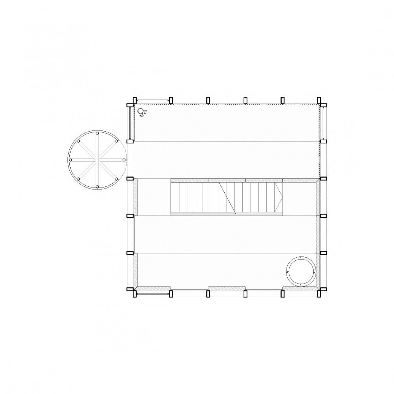 Fire practice tower, - unbuiltarch,