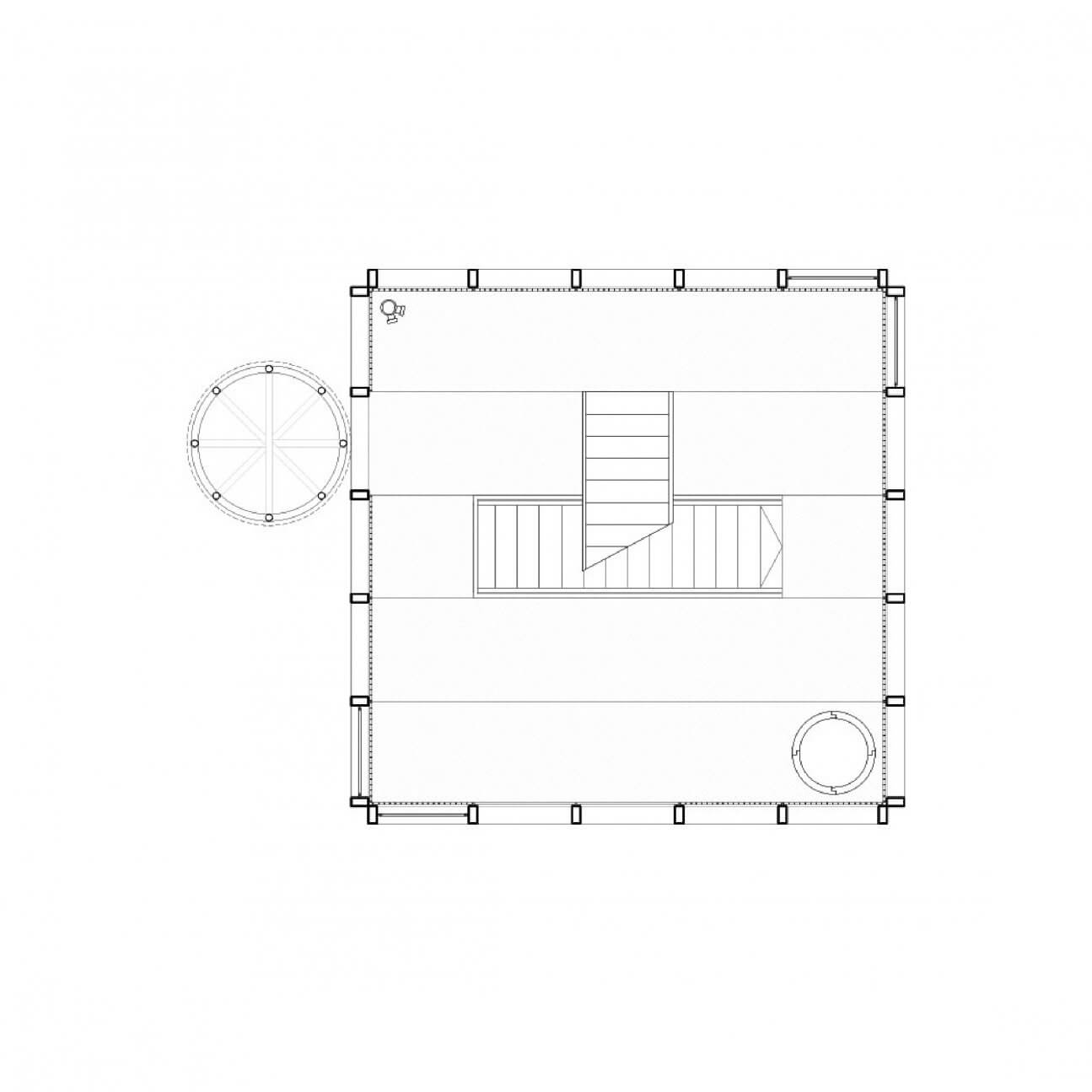 Fire practice tower, - unbuiltarch,