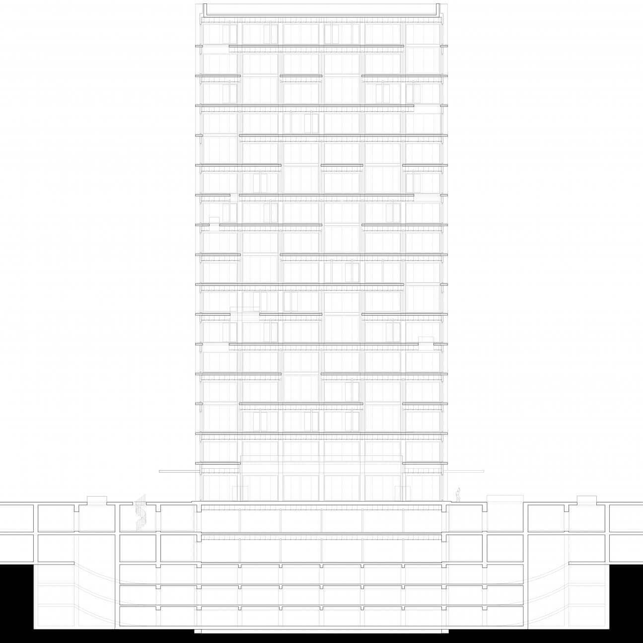 Grid Tower, - unbuiltarch,
